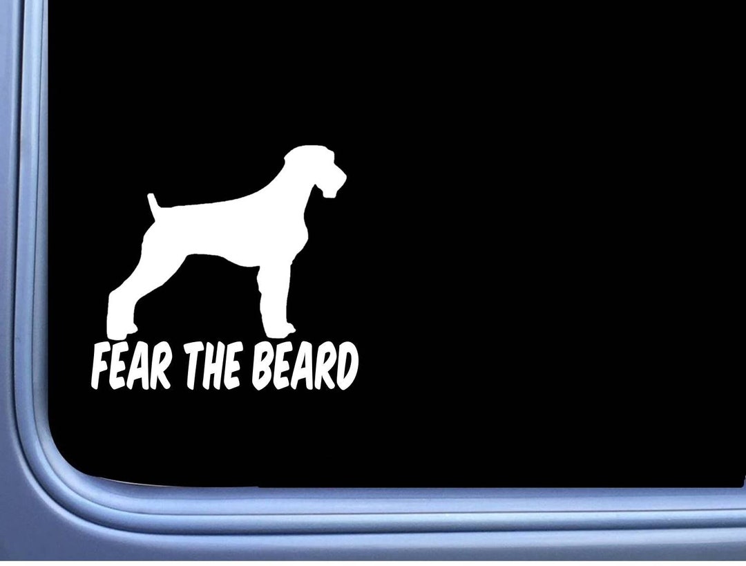 Fear the Beard German Wirehaired Pointer M341 6 Inch Sticker Decal Dog Wirehair - Etsy
