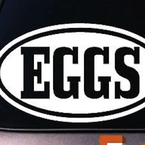 Eggs Sticker Decal Easter Chicken Bunny Egg - Etsy