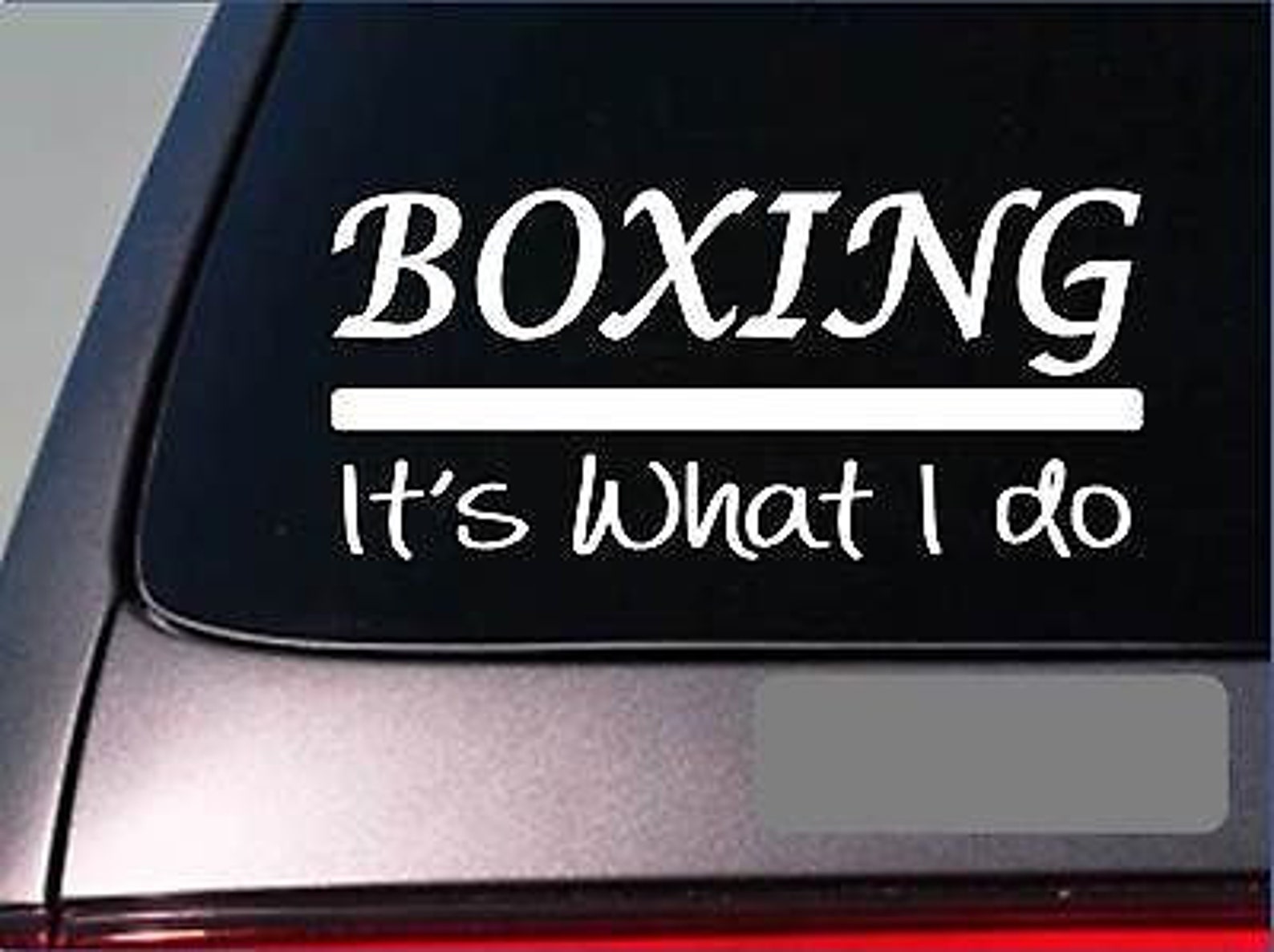 Boxing Sticker Decal *E357* Black Belt Master Judo Spar Karate Mma ...