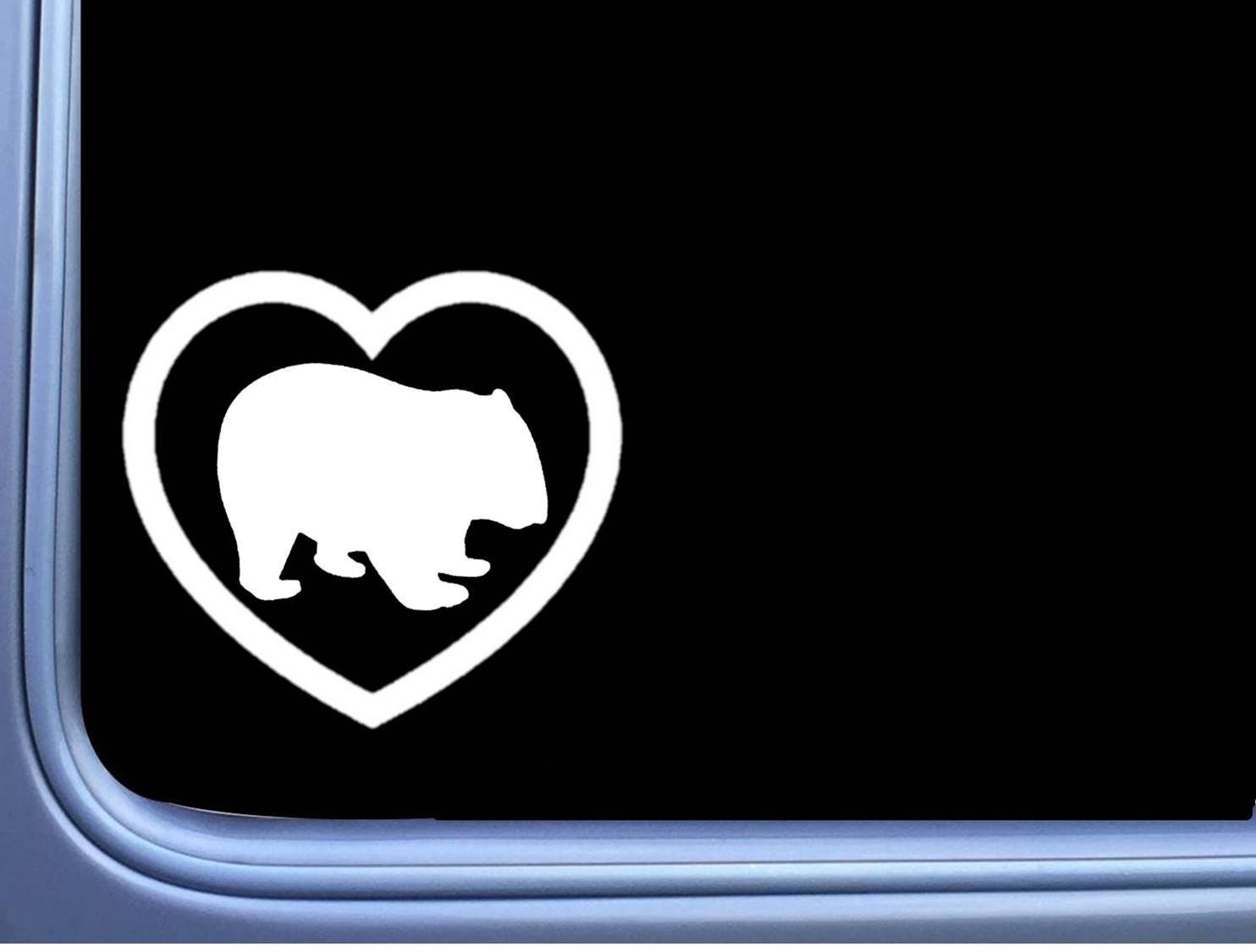 Wombat Big Heart J895 6 inch Sticker Australia Decal | Etsy