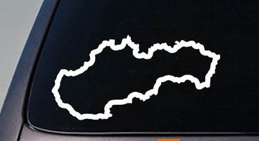 Slovakia Country Sticker Truck Car Window Laptop Vinyl Decal 6" Sticker ...