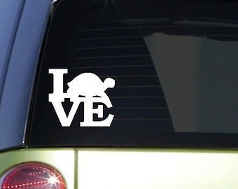 Turtle Love 6 Sticker F156 Decal Sea Turtle Shell Box - Etsy
