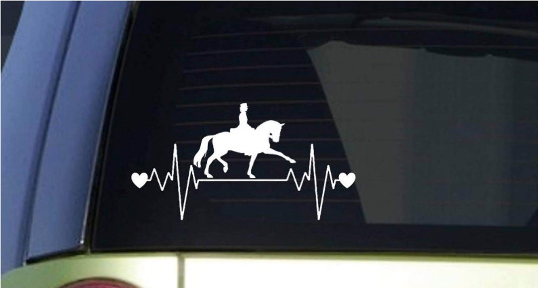 Dressage Sticker Lifeline TP 1322 Vinyl 8" Decal Warmblood Horse - Etsy