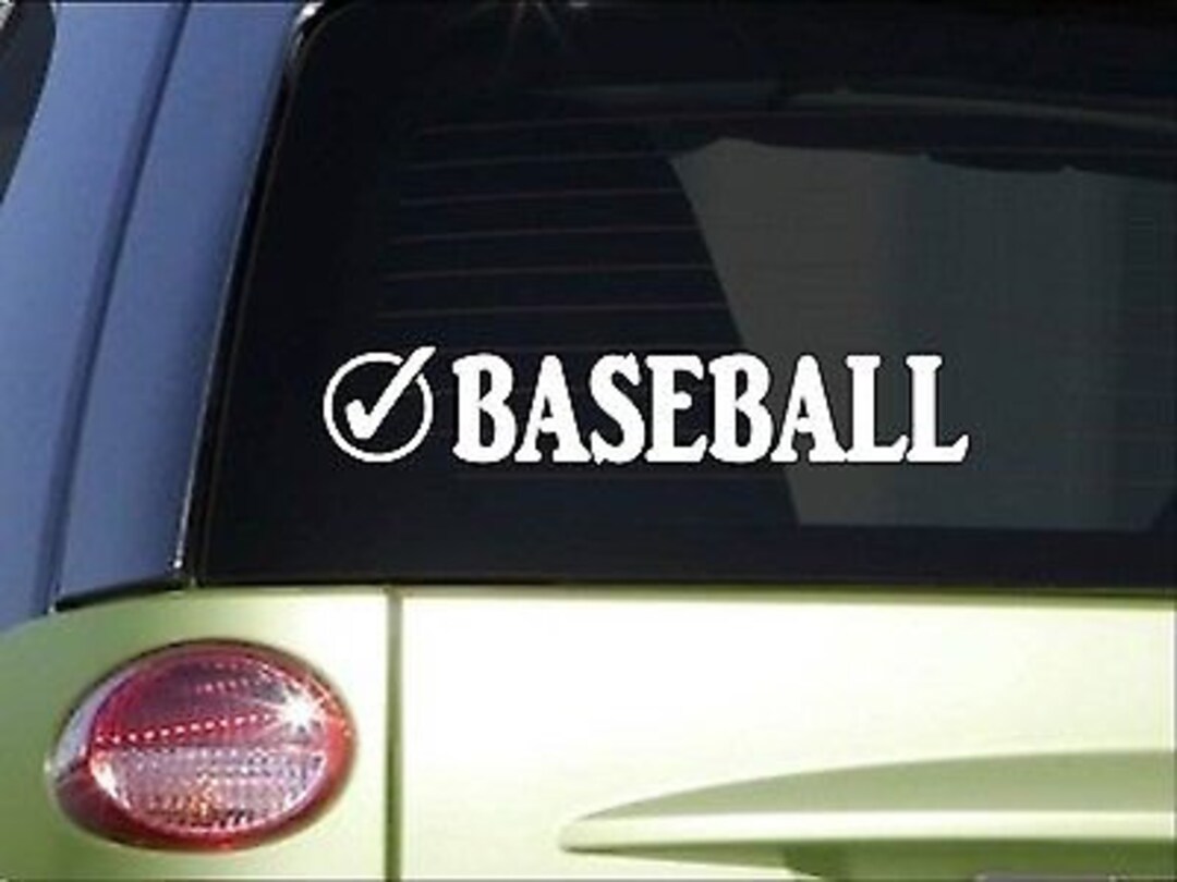 Baseball Check *I006* 8" Sticker Decal Fastpitch Glove Plate Pitcher ...