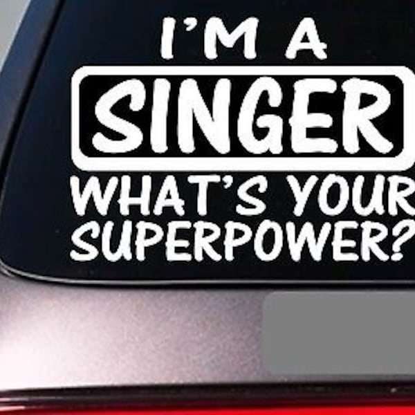 Singer Sticker - Etsy