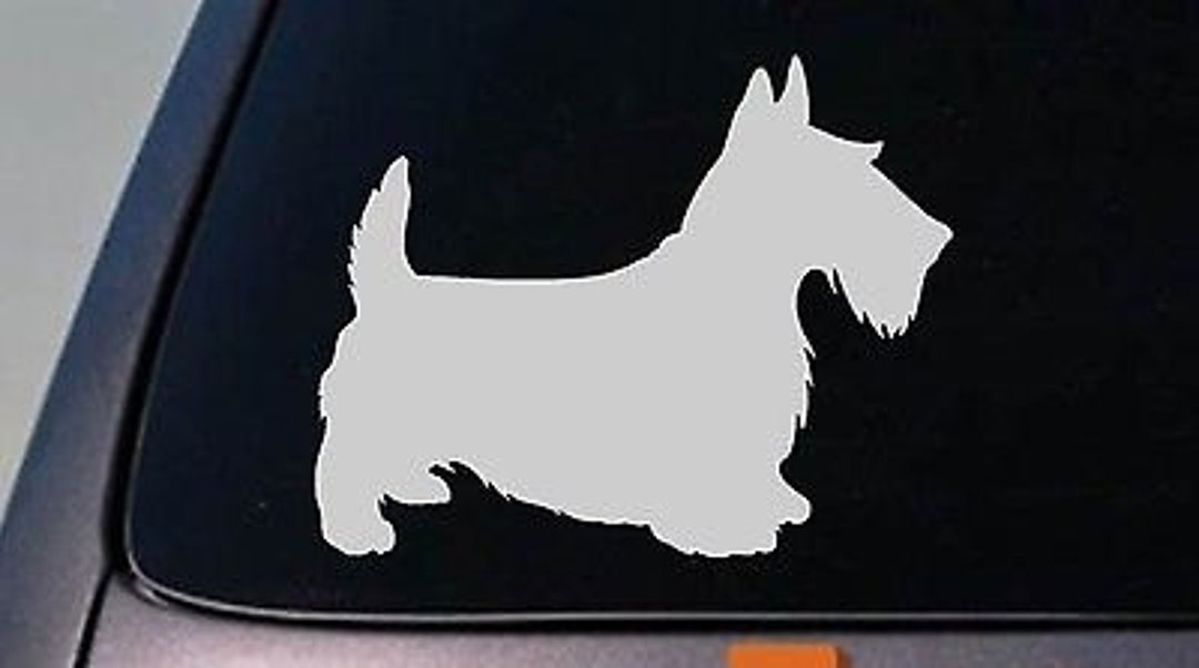 Scottish Terrier Scotty Scottie Terrier 6" Decal - Etsy