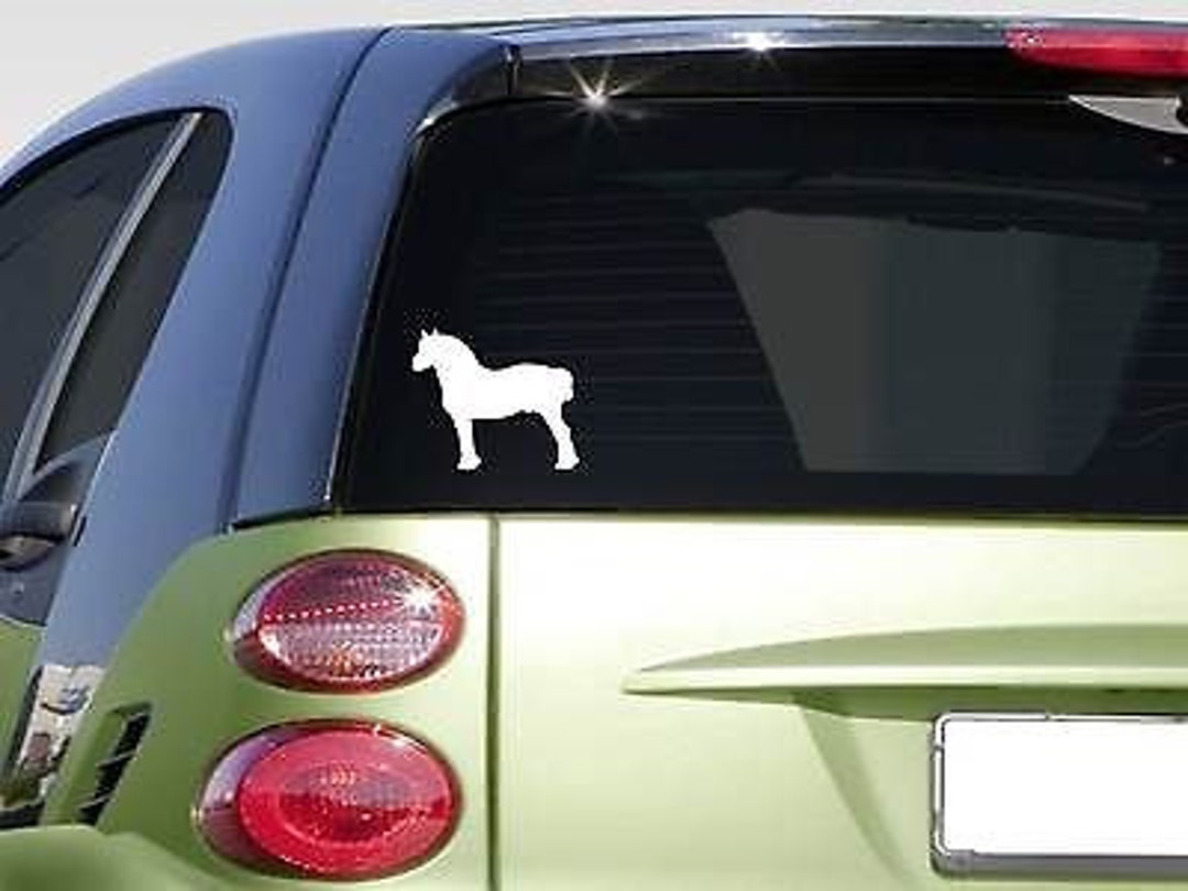 Draft Horse 6" Sticker *F275* Decal Draft Horse Percheron Belgian ...