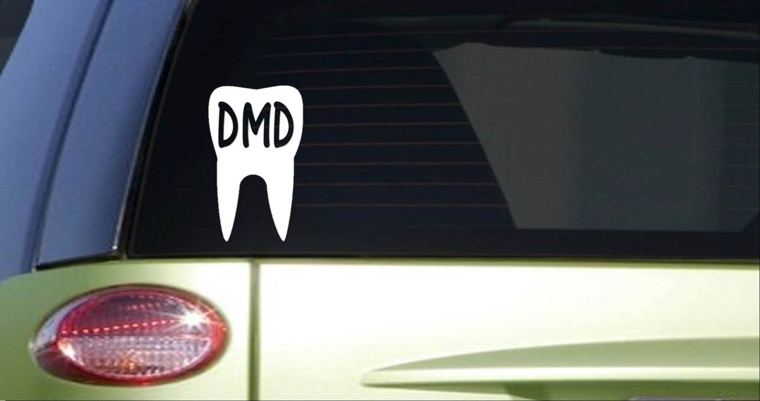 DMD Tooth *I377* 6 Inch Tall Sticker Decal Dentistry Dental Hygienist ...