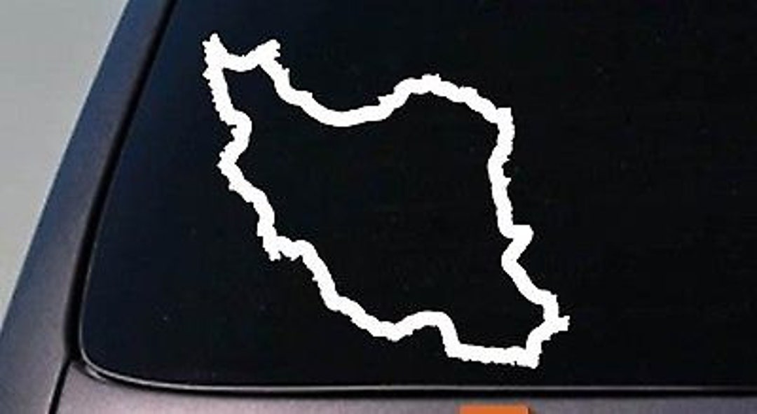 Iran Country Sticker Truck Car Window Laptop Vinyl Decal 6" Sticker - Etsy