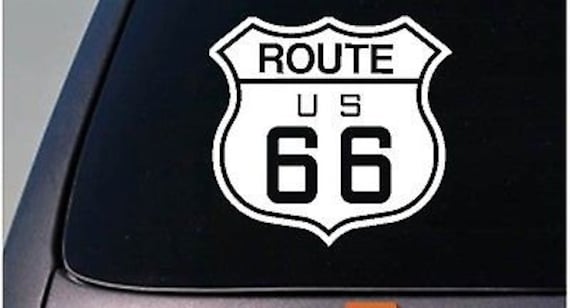 Route 66 Sticker Vinyl 6 Decal Car Drive Highway E046 | Etsy