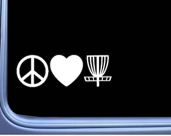 Disc Golf Plain L771 8 Inch Sticker Putter Driver Basket Decal | Etsy