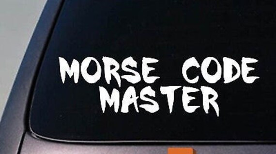 Morse Code Master Sticker Key Qrp Ham Radio Amateur Frequency - Etsy