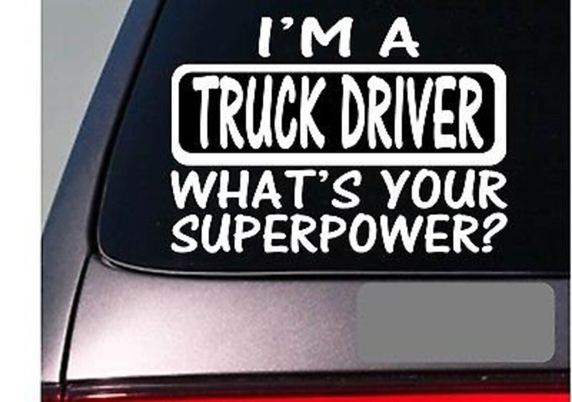 I'M A Truck Driver Sticker Decal E157 Semi Tractor - Etsy UK