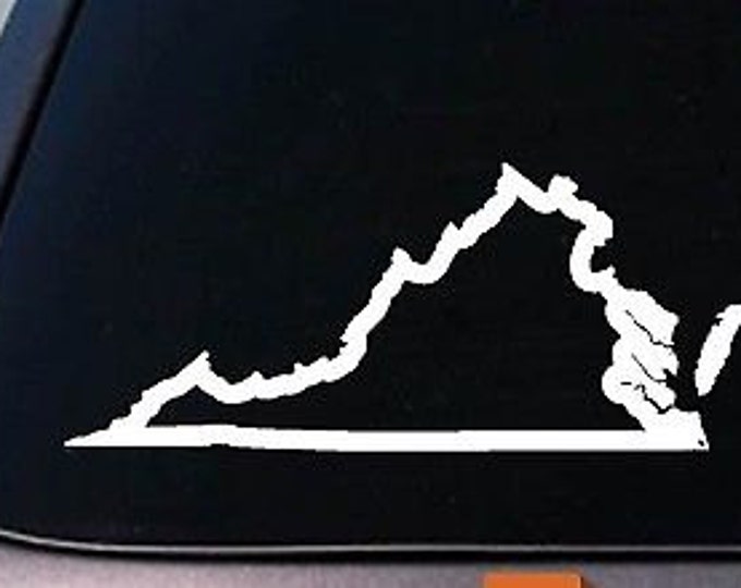 Virginia State Decal / Virginia Native Home State Sticker / Virginia ...