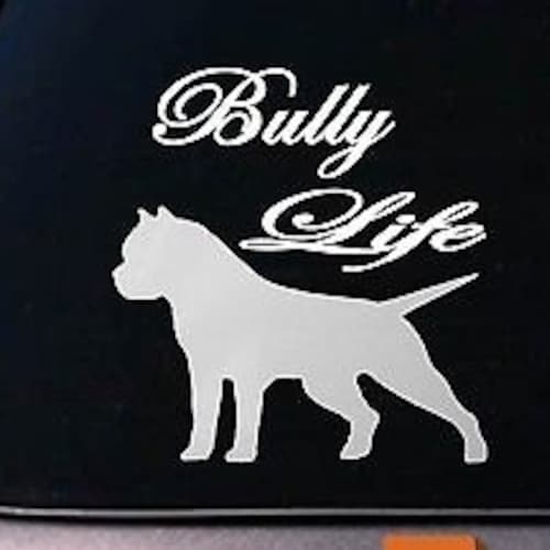American Bully Dog Sticker Car Decal Window Laptop - Etsy