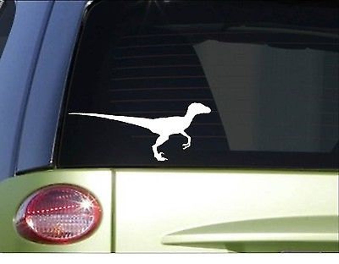 Velociraptor *I065* 8" Sticker Decal Dinosaur Jurassic Fossil Bone - Etsy