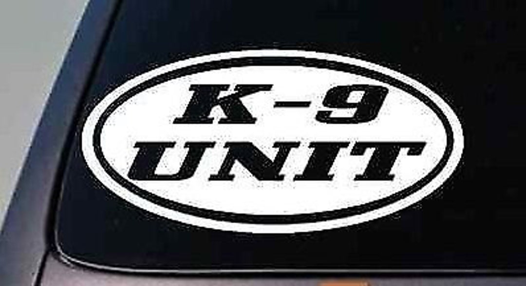 K9 Decal Police Dog German Shepherd Schutzhund Guard Dog - Etsy