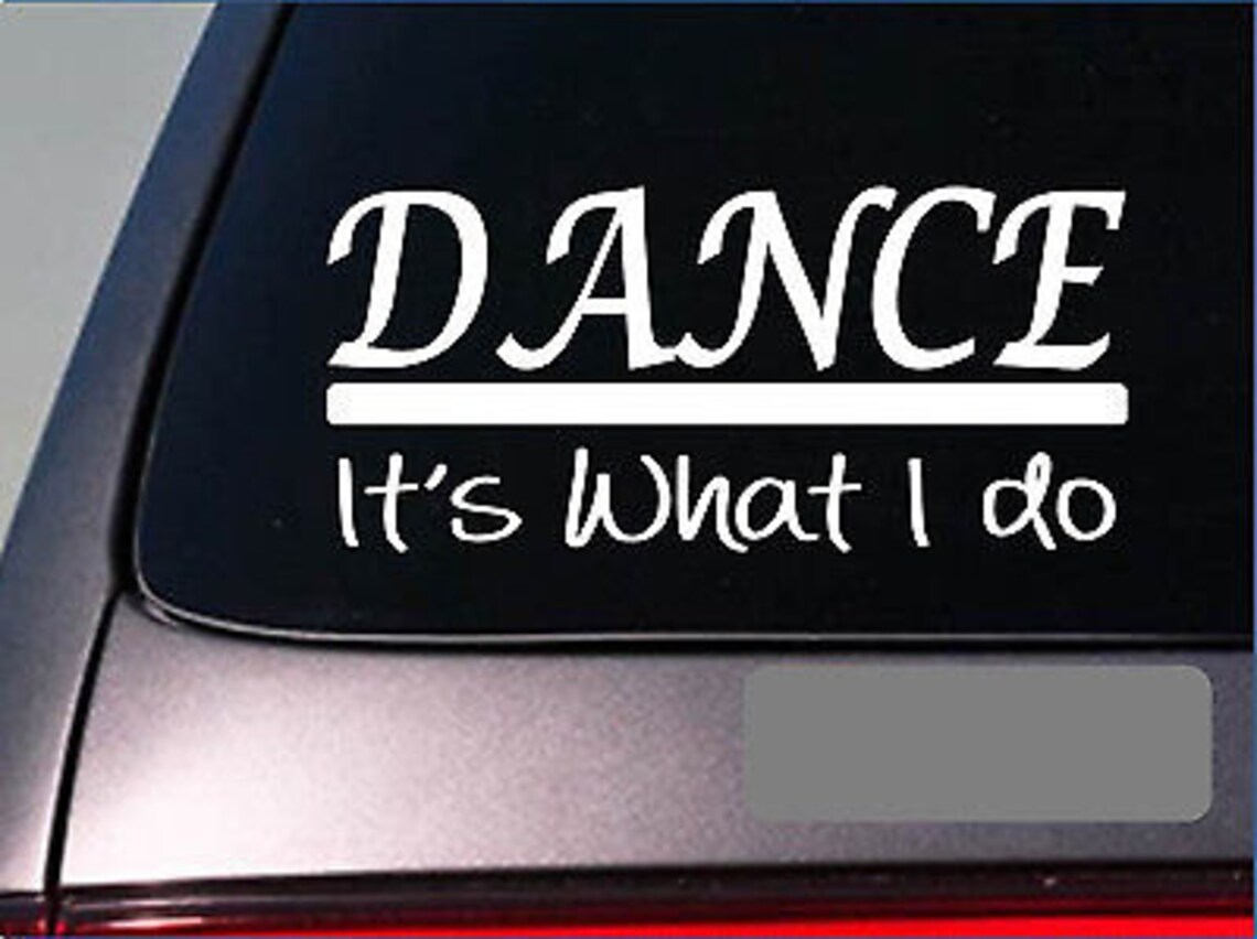 Dance Sticker Decal E365 Dance Shoes Dancer Ballet Tap Crunk - Etsy