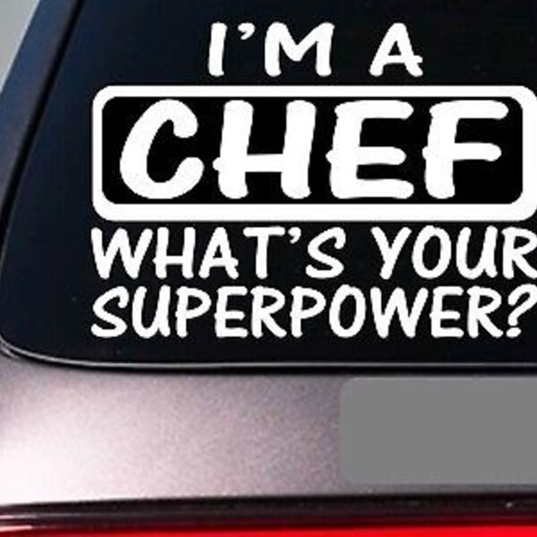 Chef Decal - Etsy