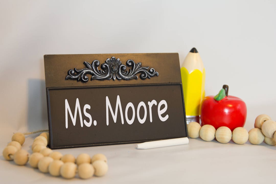 Personalized Teacher Desk Name Sign - Back to School - Personalize-able ...