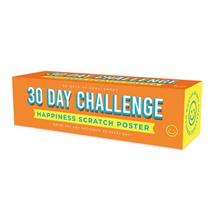30 Days of Happiness Scratch Poster | 30 Happy Activities | Friend Gift ...