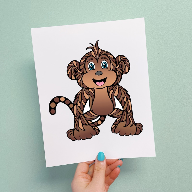 Aztec Monkey Art - Etsy