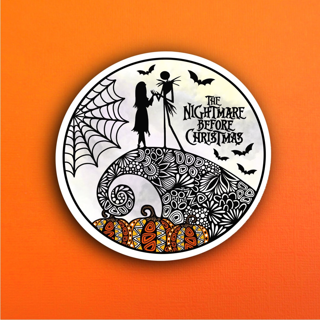 Nightmare Sticker WATERPROOF - Etsy