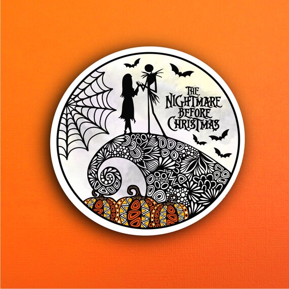 Nightmare Sticker WATERPROOF | Etsy