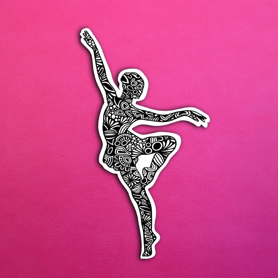 Dancer Sticker WATERPROOF - Etsy