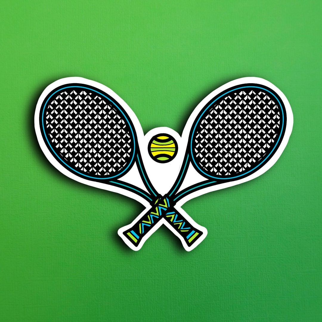 Tennis Sticker WATERPROOF - Etsy