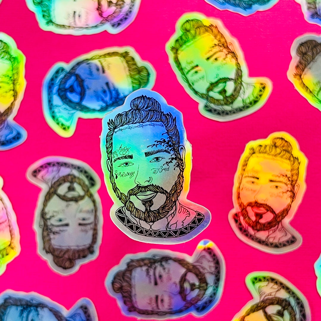 Mini Holo Posty Sticker WATERPROOF - Etsy