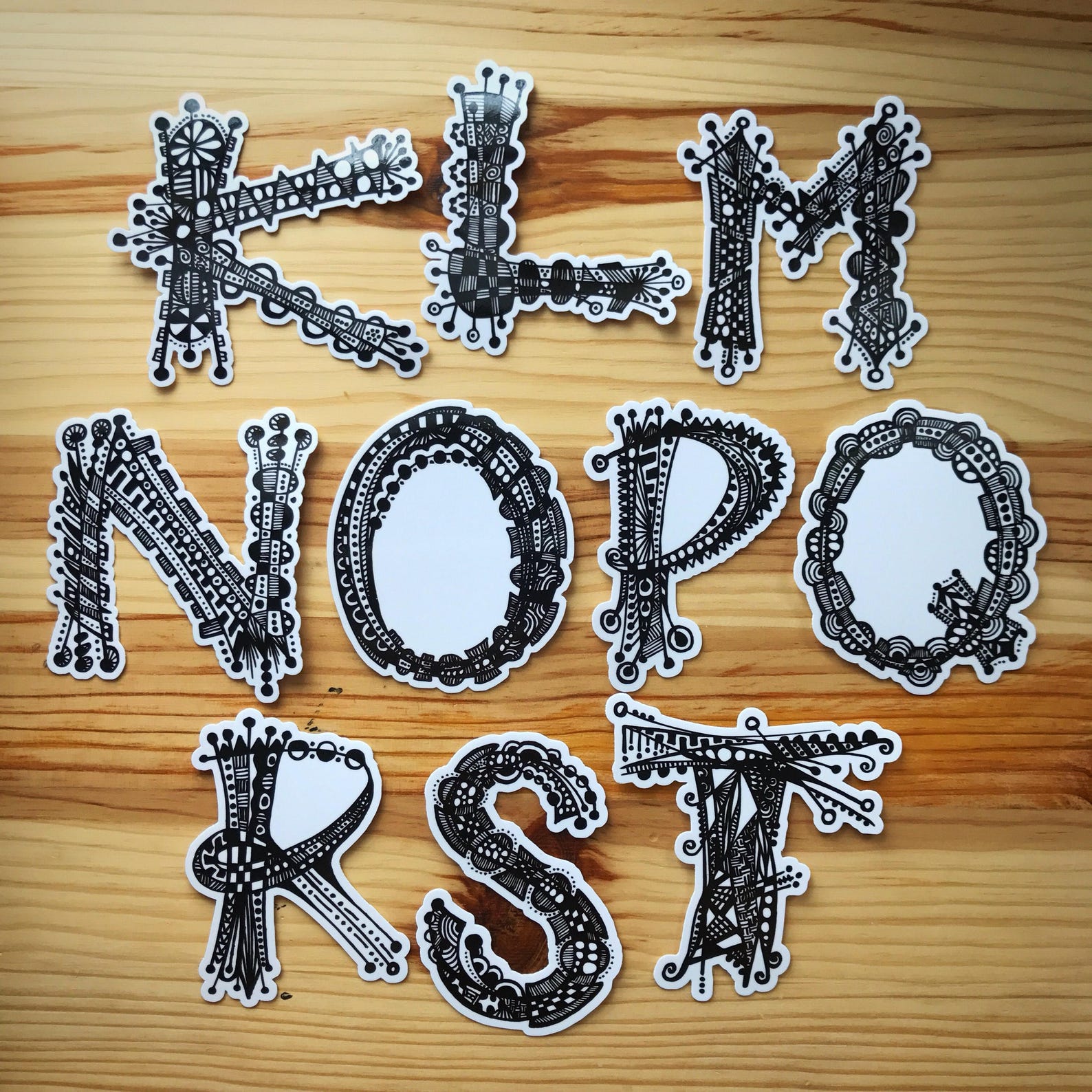 Letter M Sticker WATERPROOF | Etsy