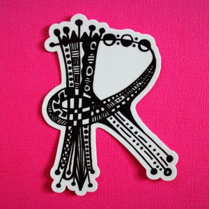 Letter R Sticker WATERPROOF - Etsy
