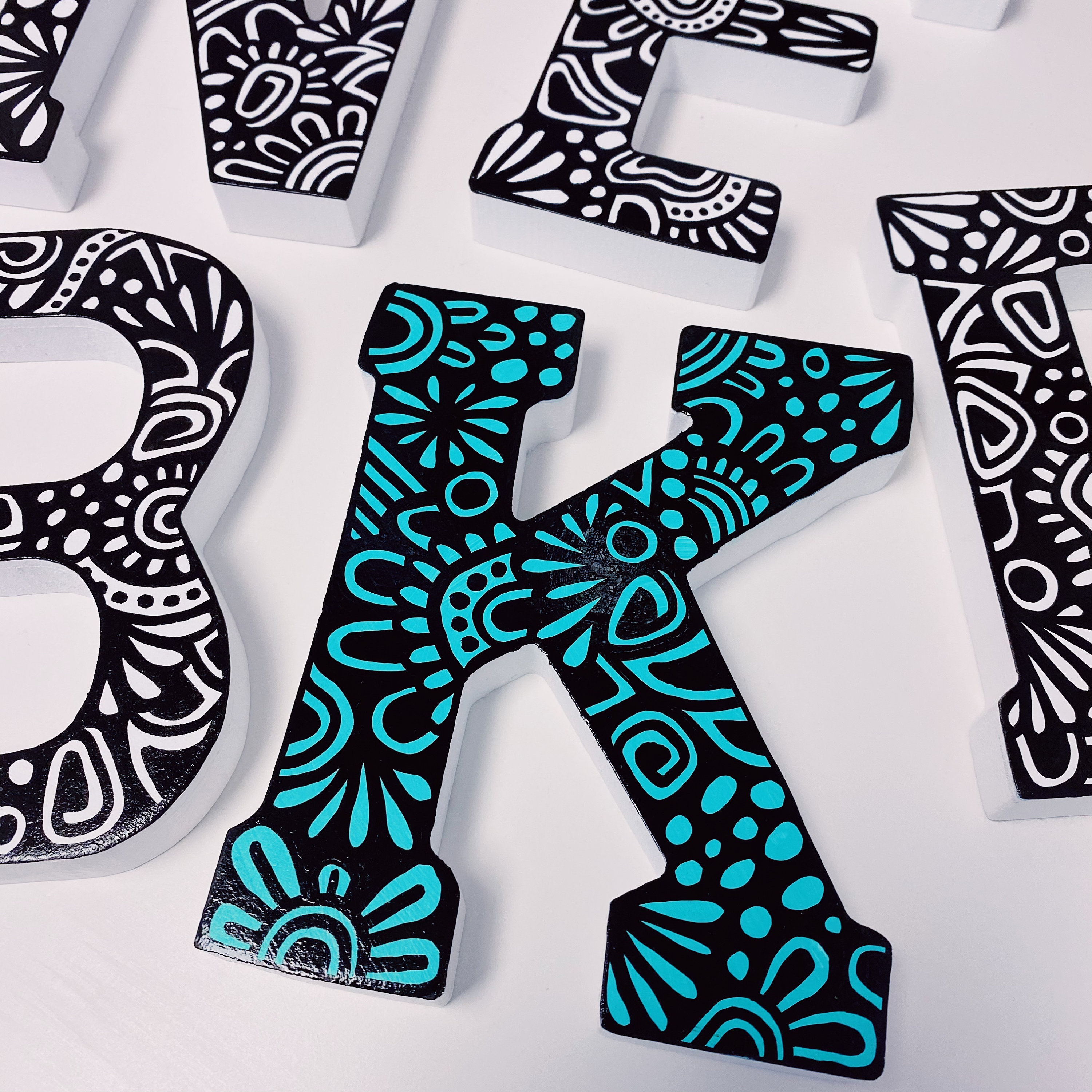 Cute Wooden Letter Designs