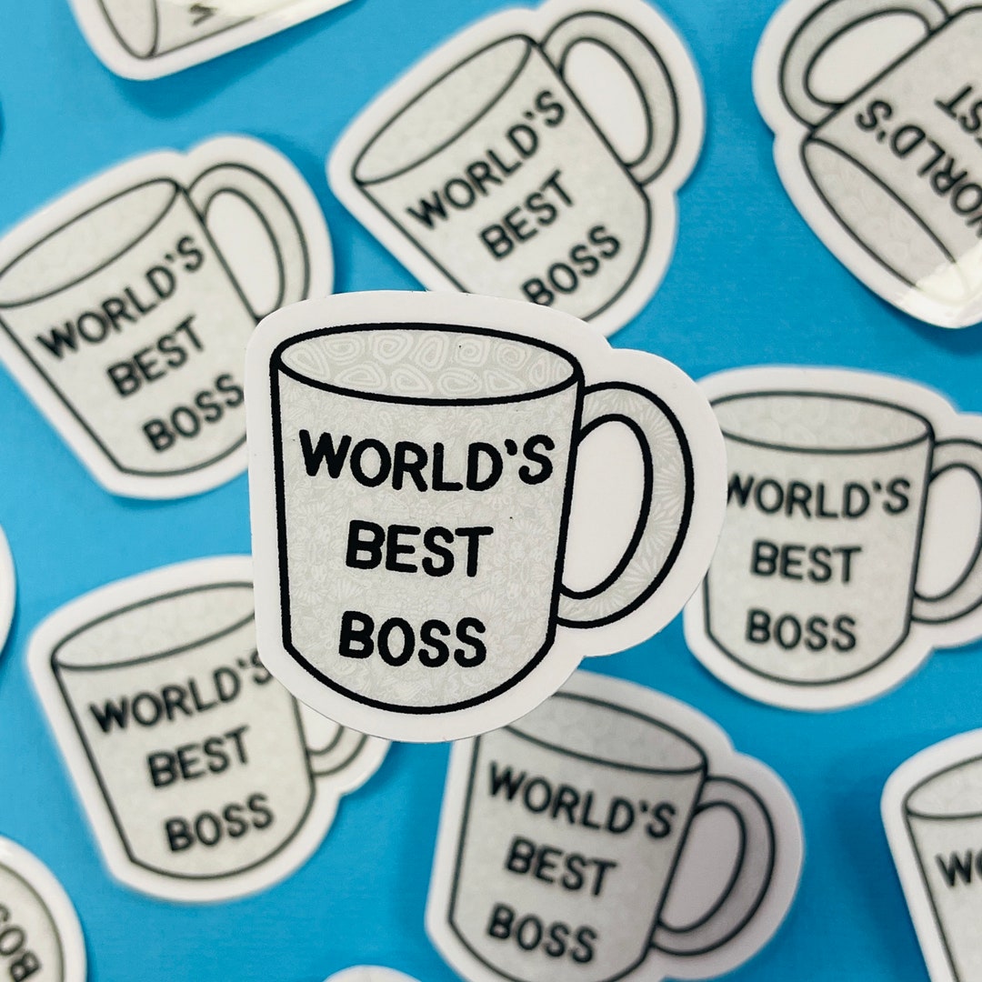 Mini Worlds Best Boss Sticker WATERPROOF - Etsy