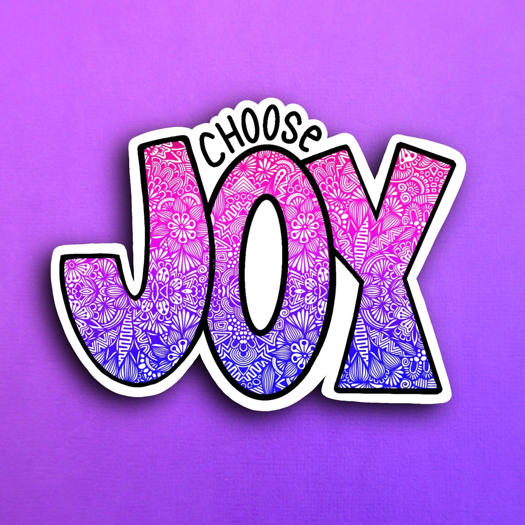 Joy Sticker WATERPROOF - Etsy