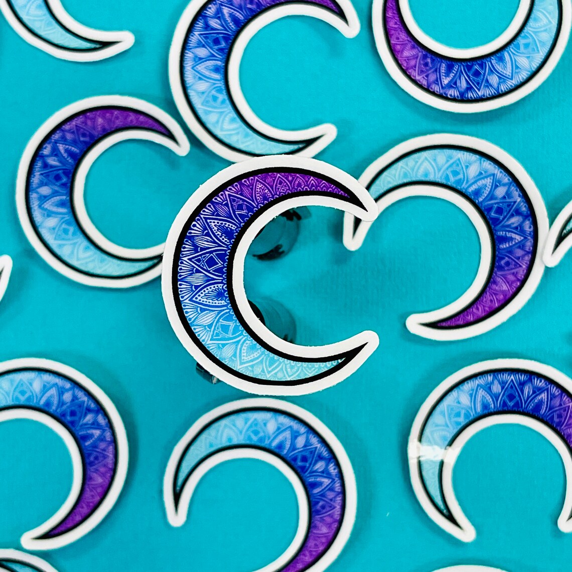 Mini Moon Sticker WATERPROOF - Etsy