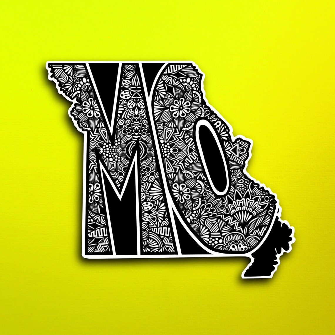 State Missouri Sticker WATERPROOF - Etsy