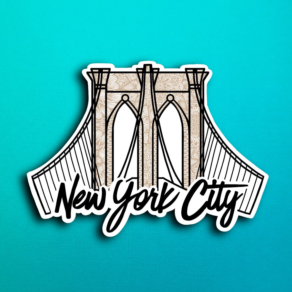 New York City Sticker WATERPROOF - Etsy