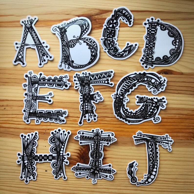 Letter R Sticker WATERPROOF | Etsy