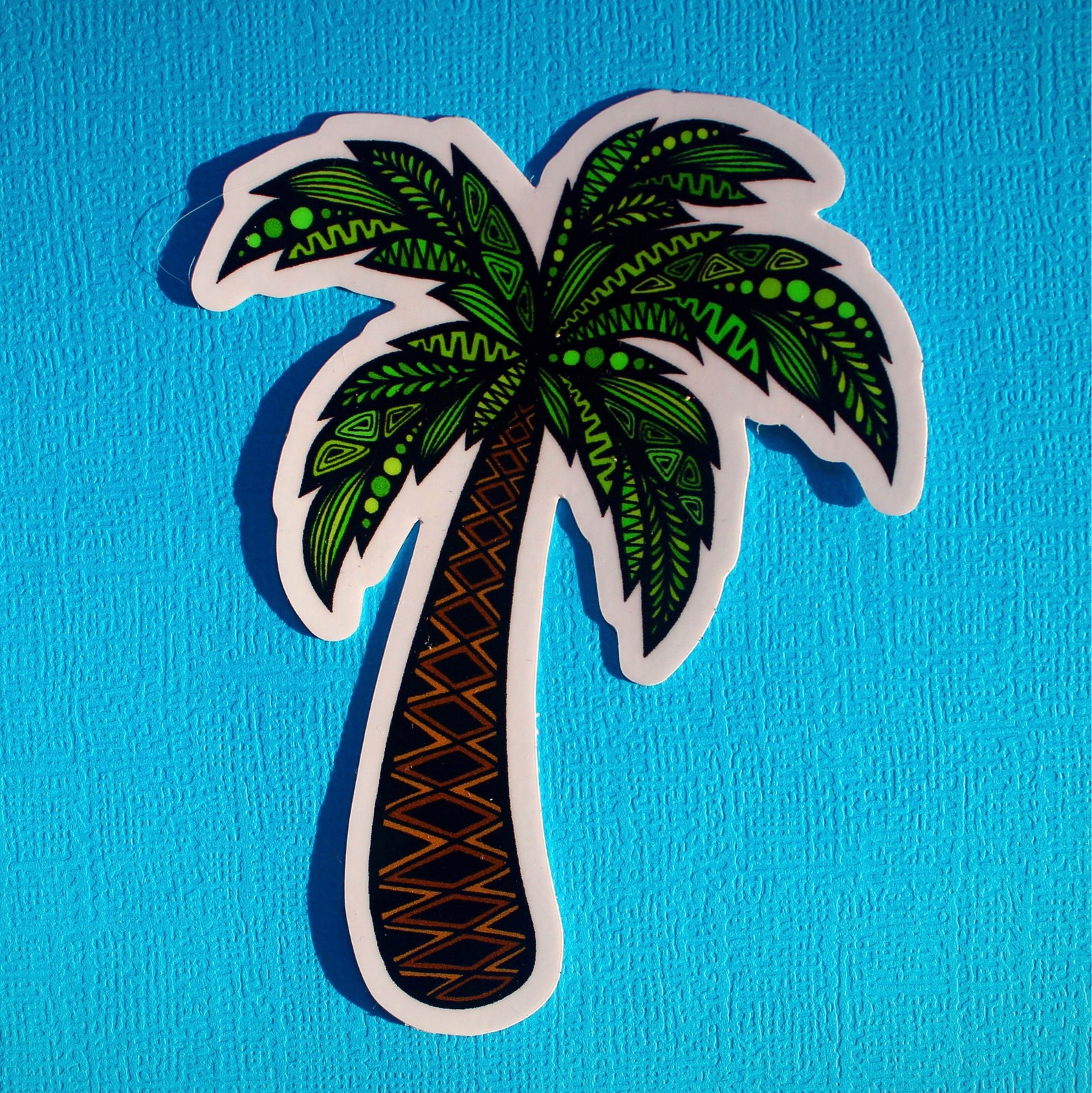 Palm Tree Sticker WATERPROOF - Etsy
