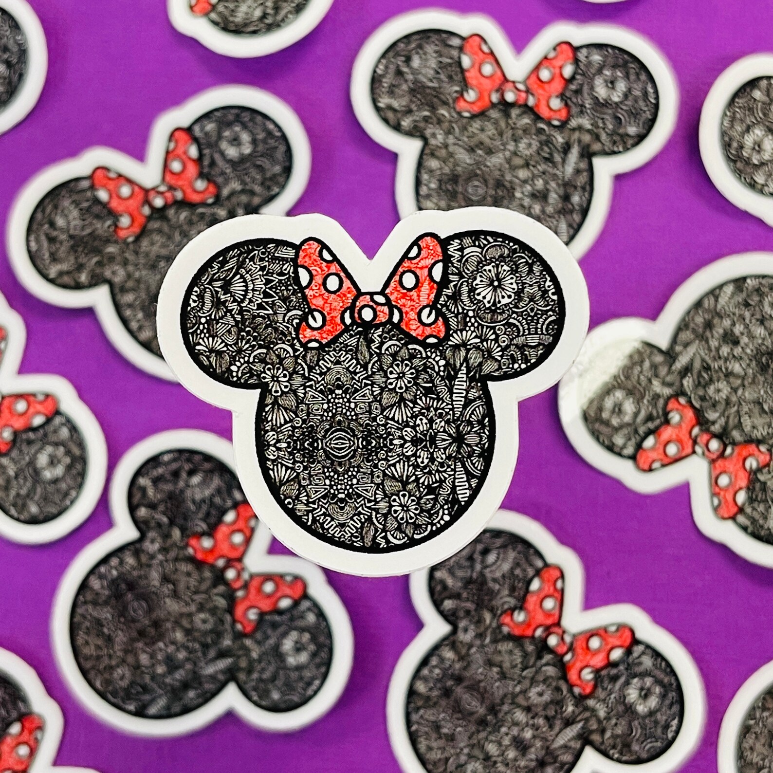 Mini Minnie Sticker WATERPROOF - Etsy