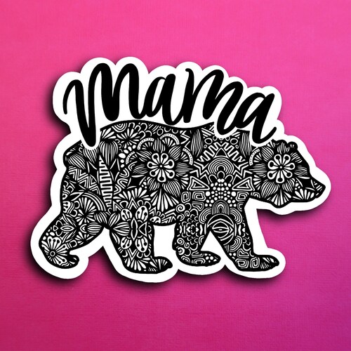 Mama Bear Decal Car Decal Laptop Decal Window Sticker - Etsy