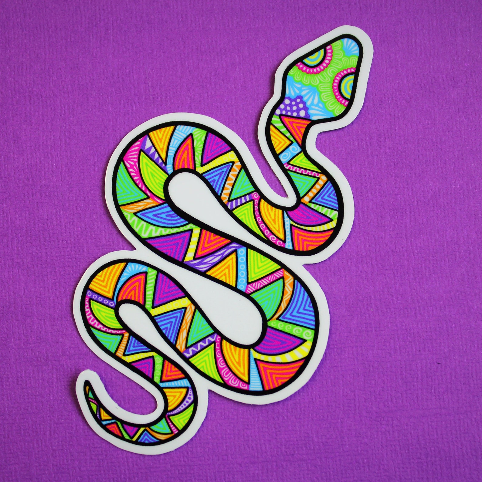 Snake Sticker WATERPROOF | Etsy