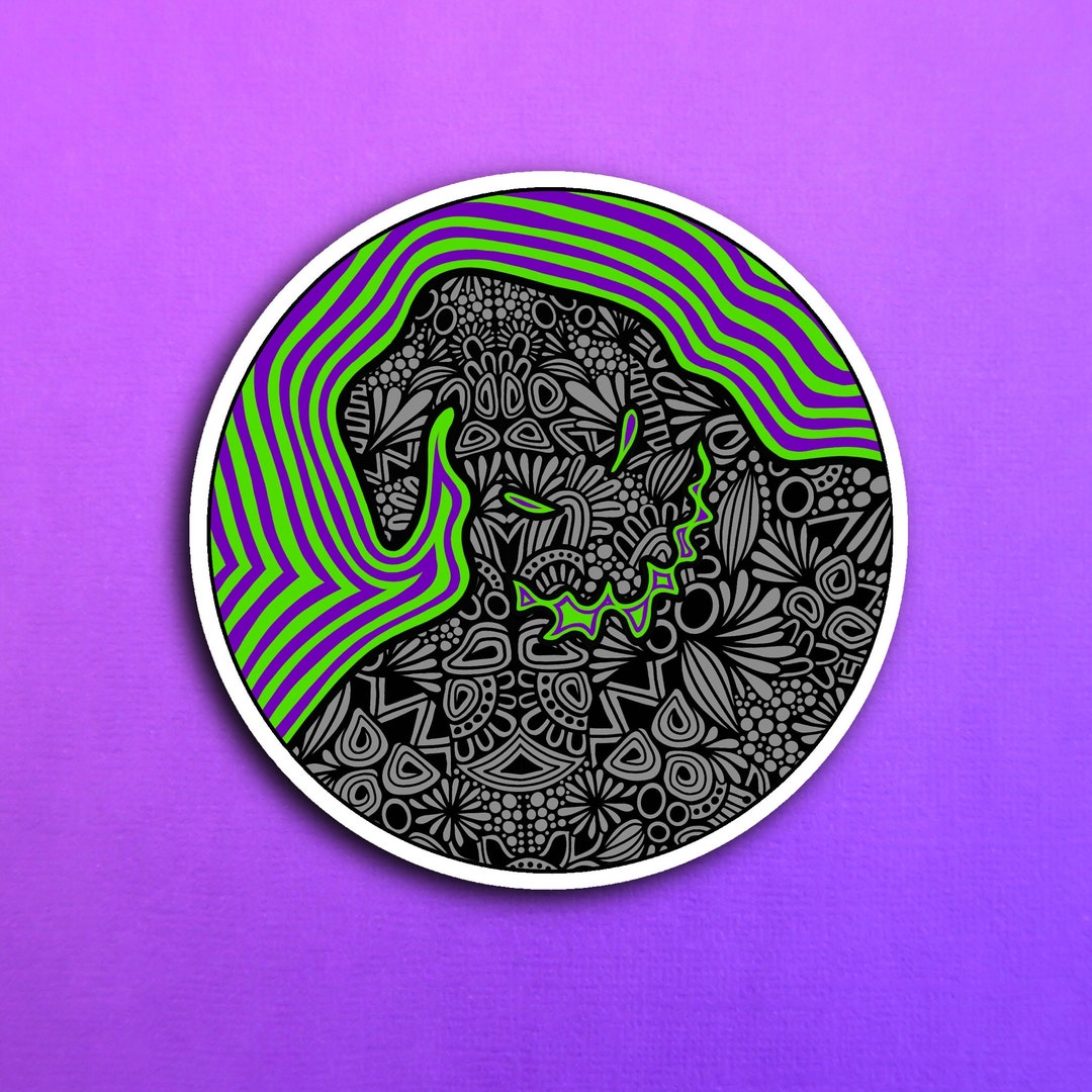Oogie Boogie Sticker WATERPROOF - Etsy