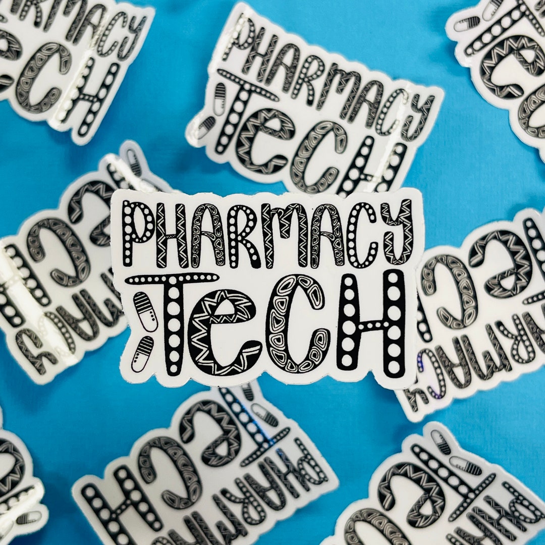 Mini Pharmacy Tech Sticker WATERPROOF - Etsy