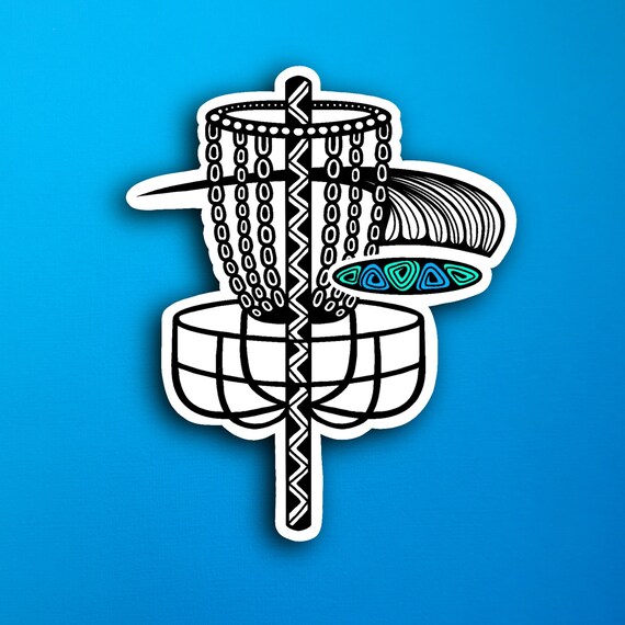 Disc Golf Sticker WATERPROOF | Etsy