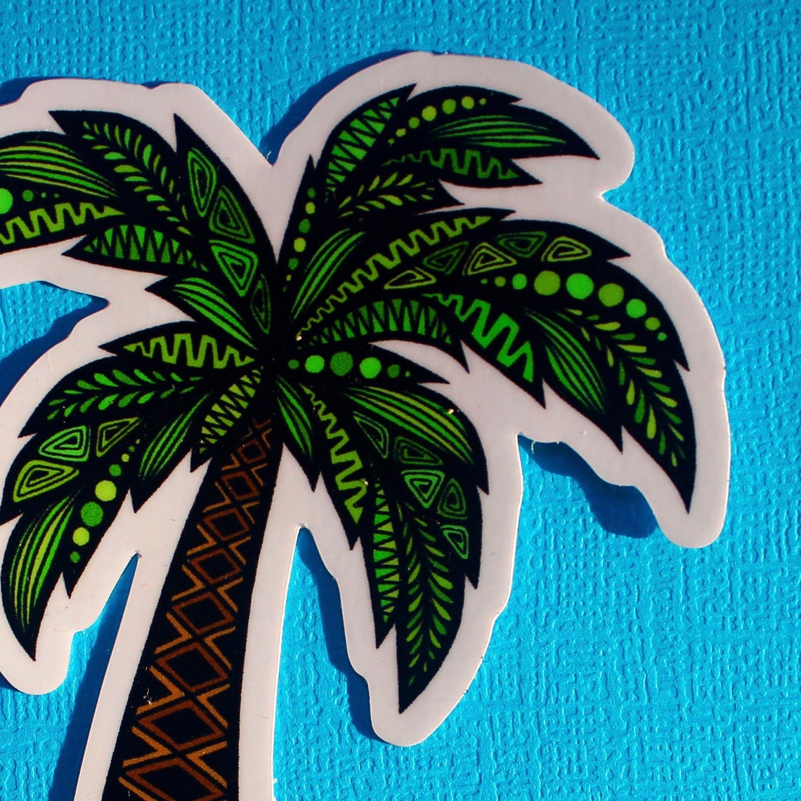 Palm Tree Sticker WATERPROOF - Etsy