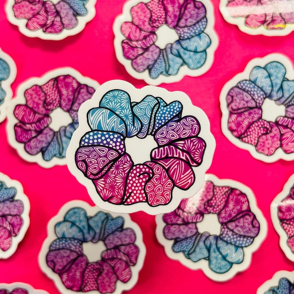 Scrunchie Stickers - Etsy