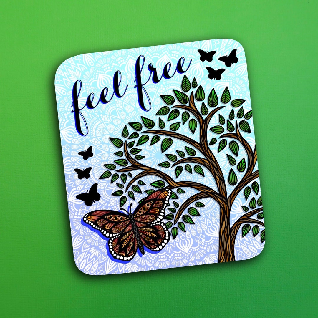 Feel Free Sticker WATERPROOF - Etsy